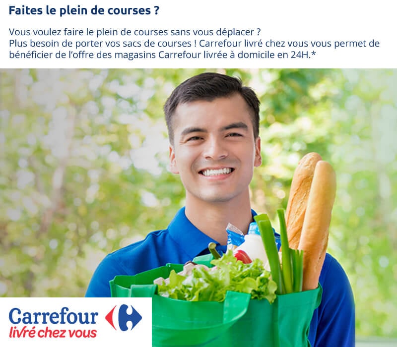 Livraison à domicile - Carrefour.fr