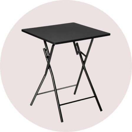 Table de jardin 1 personne de 45cm de hauteur