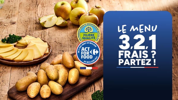 Le menu 3,2,1 frais ? Partez